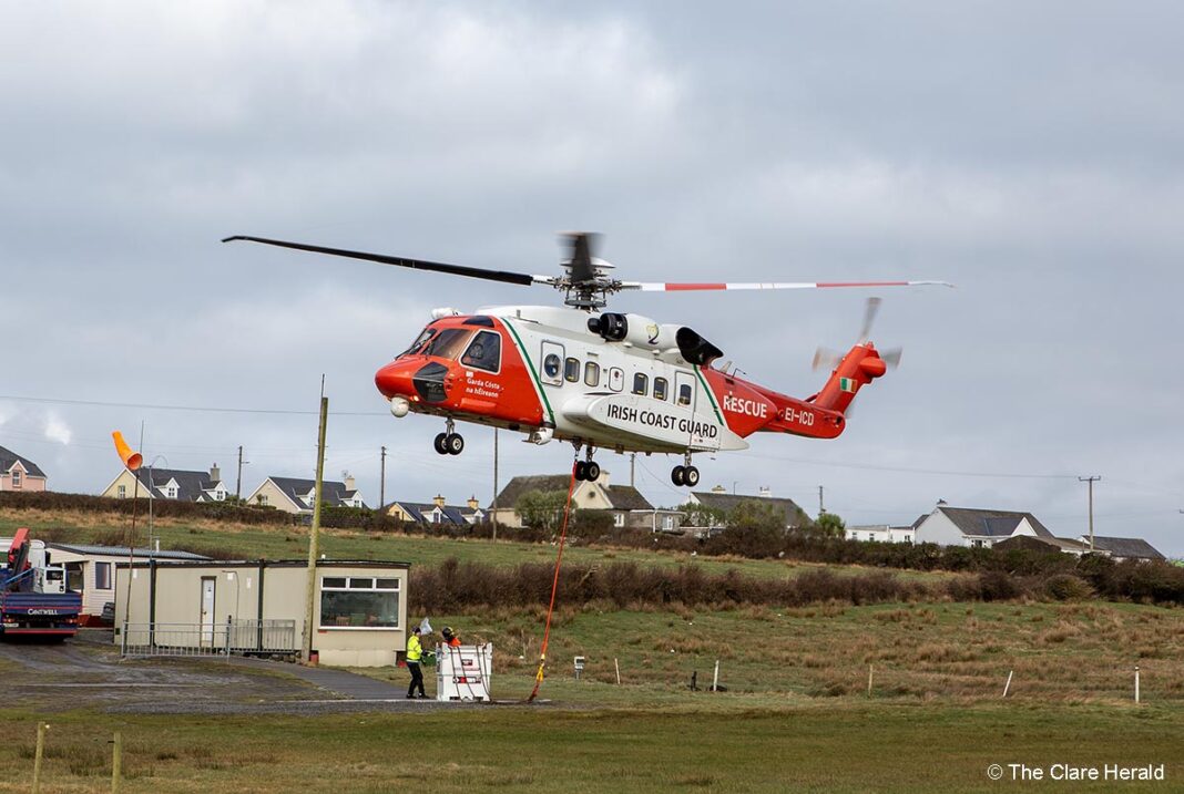 Clare airfield used for Coast Guard humanitarian mission - The Clare Herald