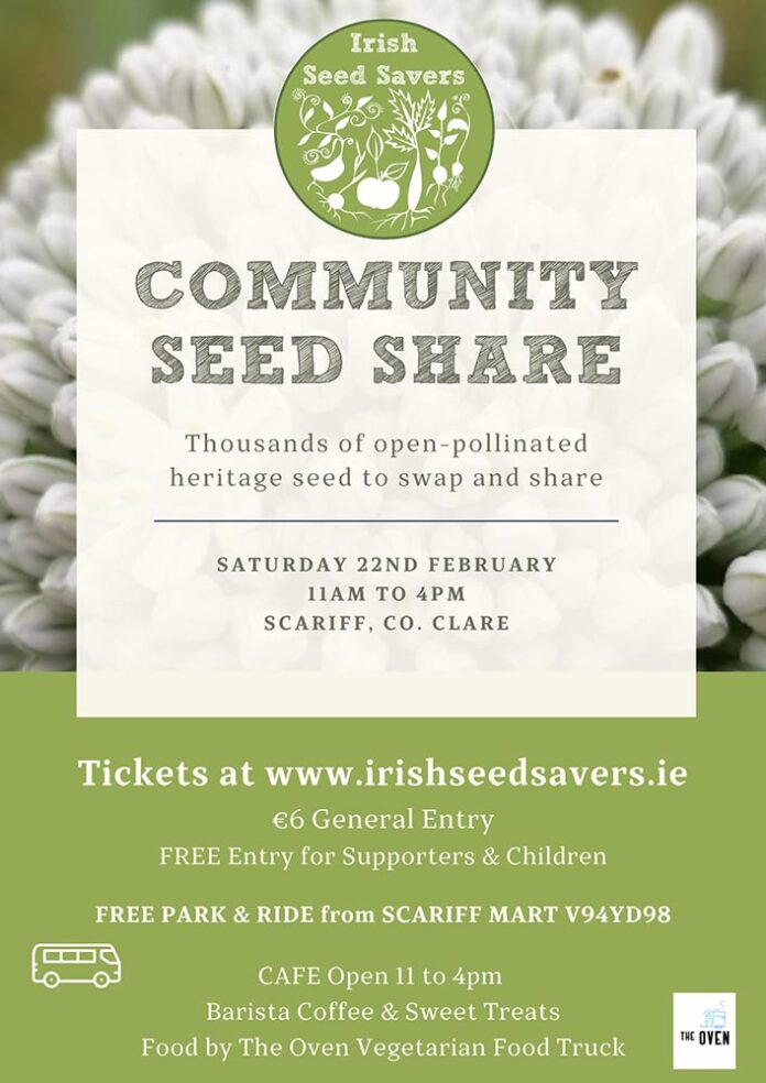 Irish Seed Savers to host community seed share event - The Clare Herald