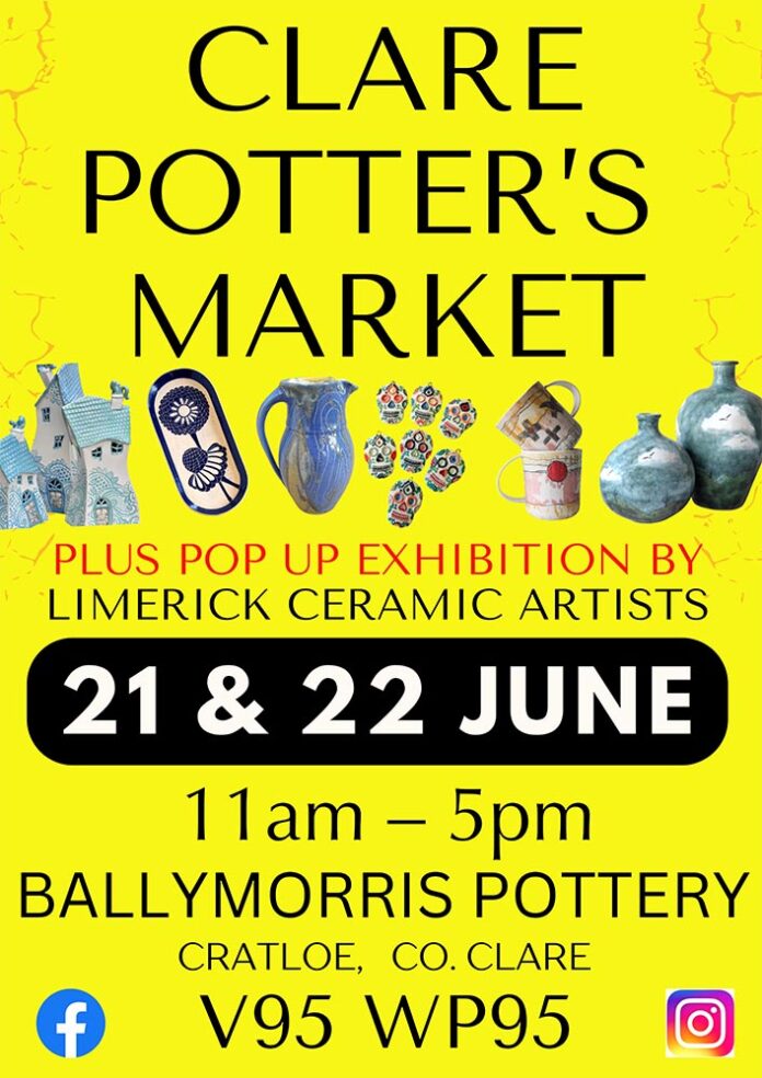 19 potters lined up for Clare Potter's Market 2025 - The Clare Herald
