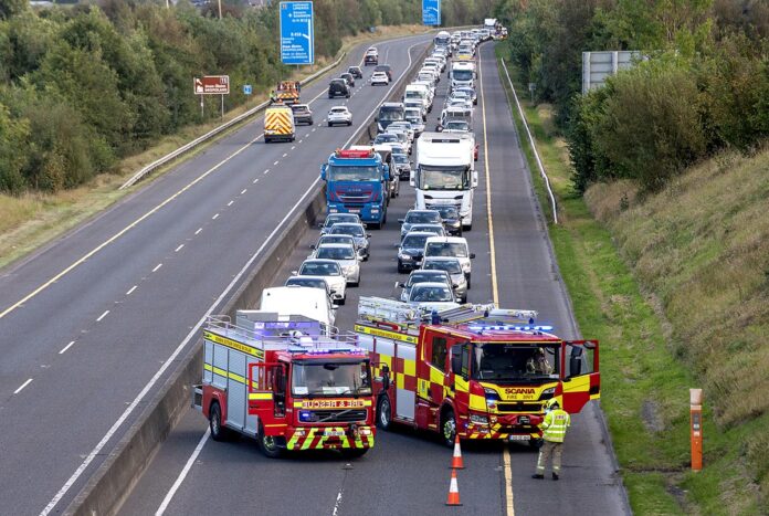 M18 reopens after second motorway incident today - The Clare Herald