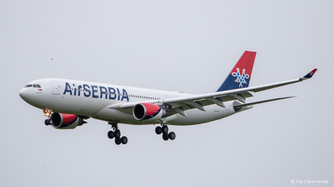 Air Serbia flight diverts to Shannon with ill passenger - The Clare Herald